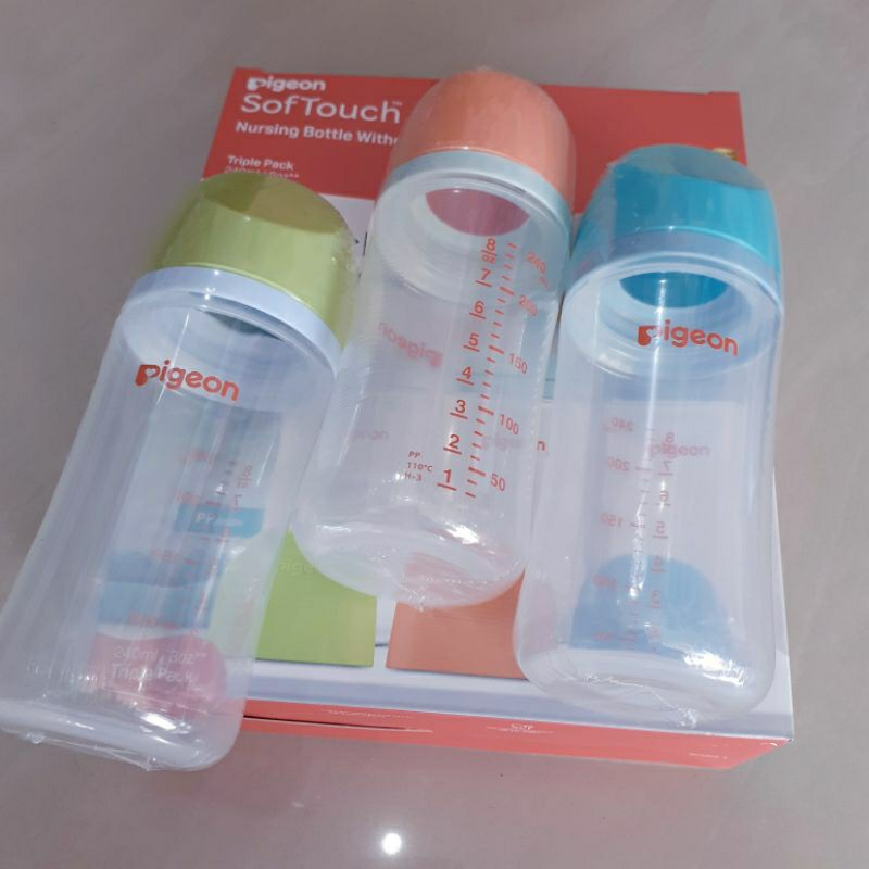 Jual PIGEON Botol BPP Wide Neck 240ml Tanpa Dot | Shopee Indonesia