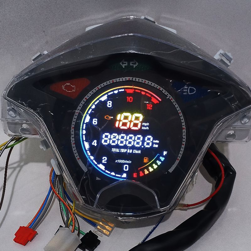 Jual Speedometer digital Beat FI 2012 - 2015 fullset plus kabel ...