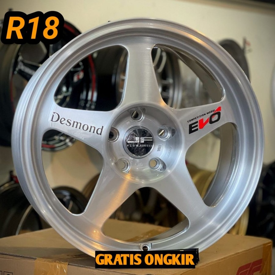 Jual velg racing ring 18 EVO REGAMASTER LEBAR 9 R18 velg mobil zenix ...
