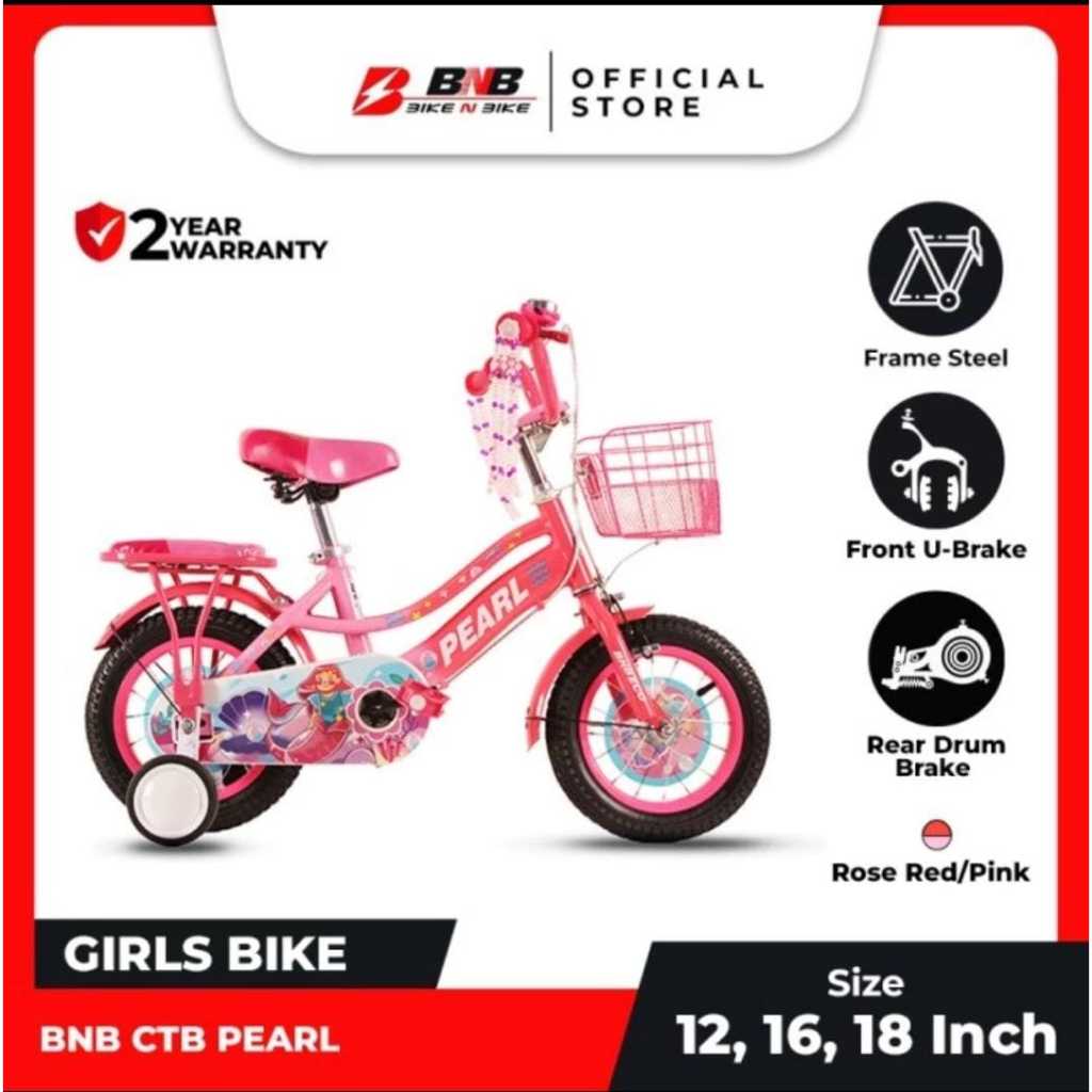 Jual Sepeda Anak mini BNB 12" pearll | Shopee Indonesia