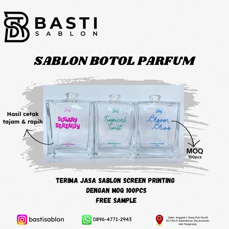 Jual Jasa sablon botol parfum PRINTING BOTOL PARFUM | Shopee Indonesia