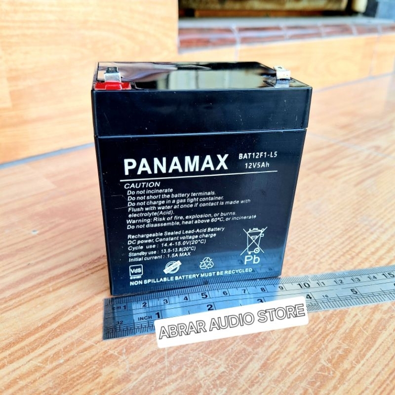 Jual PANAMAX AKI KERING 12V 5A,12V 7.2A,12V 9A,6V 4.5A | Shopee Indonesia