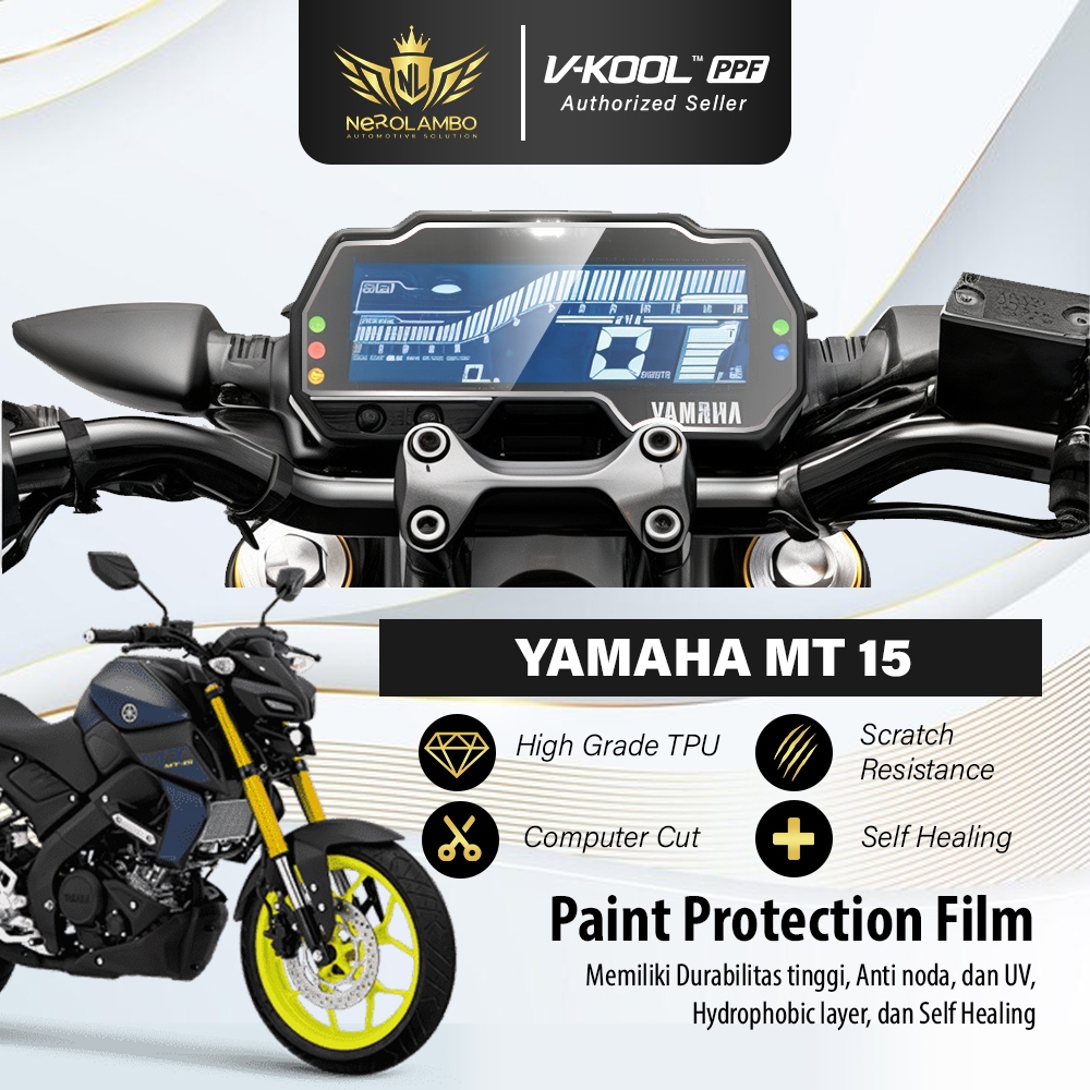 Jual VKOOL PPF Speedometer Motor Anti Sunburn Yamaha MT 15 | Nero Lambo ...
