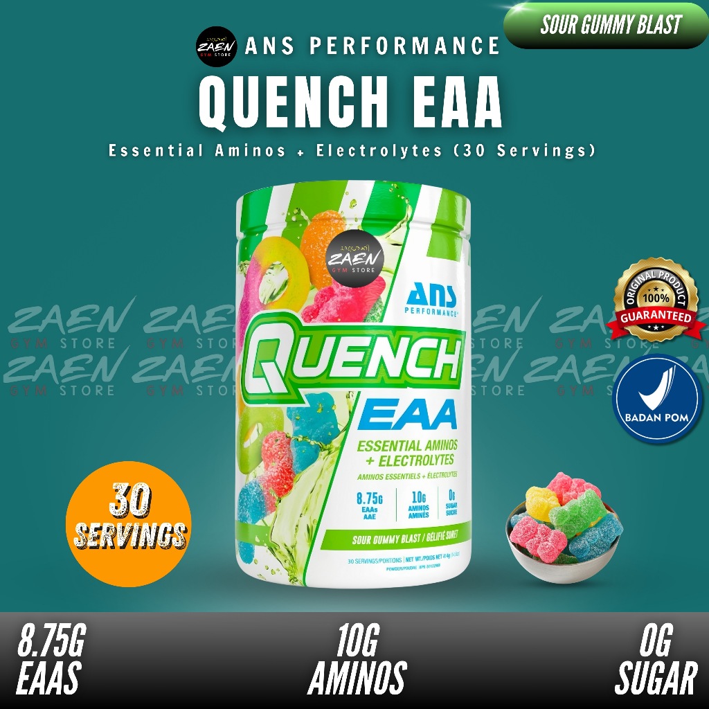 Jual ANS Quench EAA Electrolytes Essential Aminos 30 Serving | Shopee ...