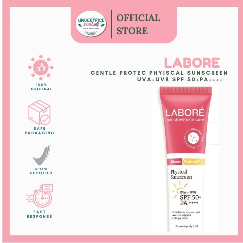 Jual Labore Biome Protect Physical Sunscreen UVA +UVB SPF 50+PA ...