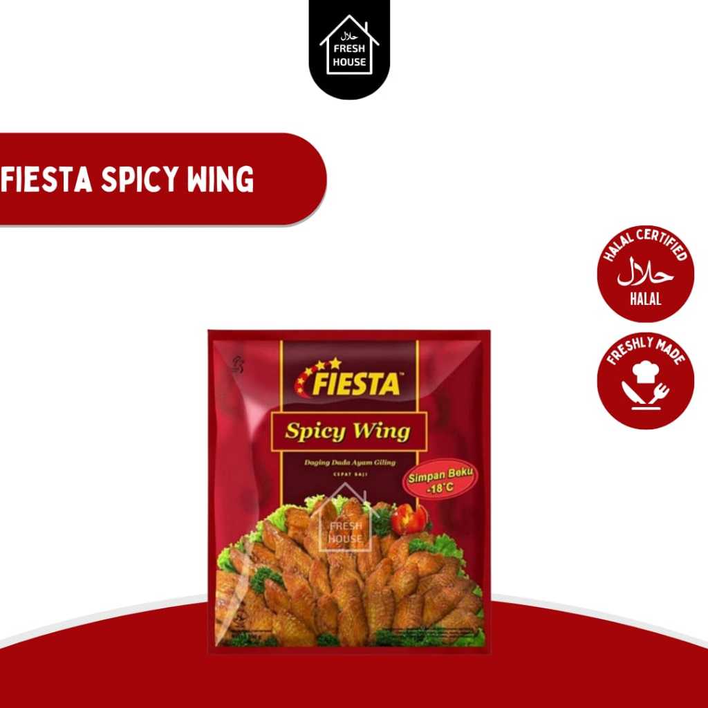 Jual FIESTA SPICY WING 500GR / CHICKEN WING | Shopee Indonesia