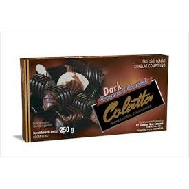 Jual Collata Dark Compound Chocolate 250 Gram / Colatta Dark Compound ...