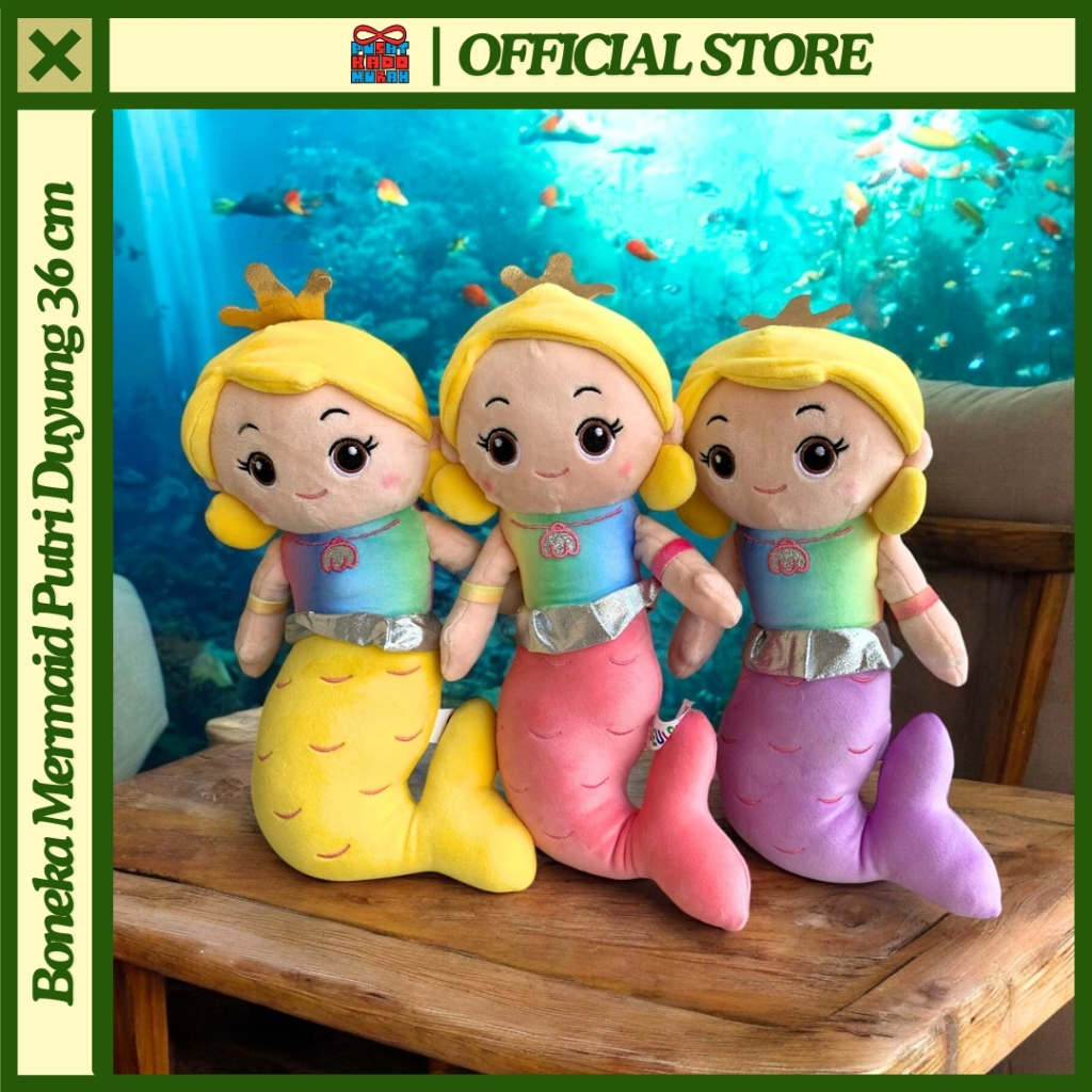 Jual Boneka Mermaid Queen Putri Duyung 36 cm - Pusat Kado Murah ...