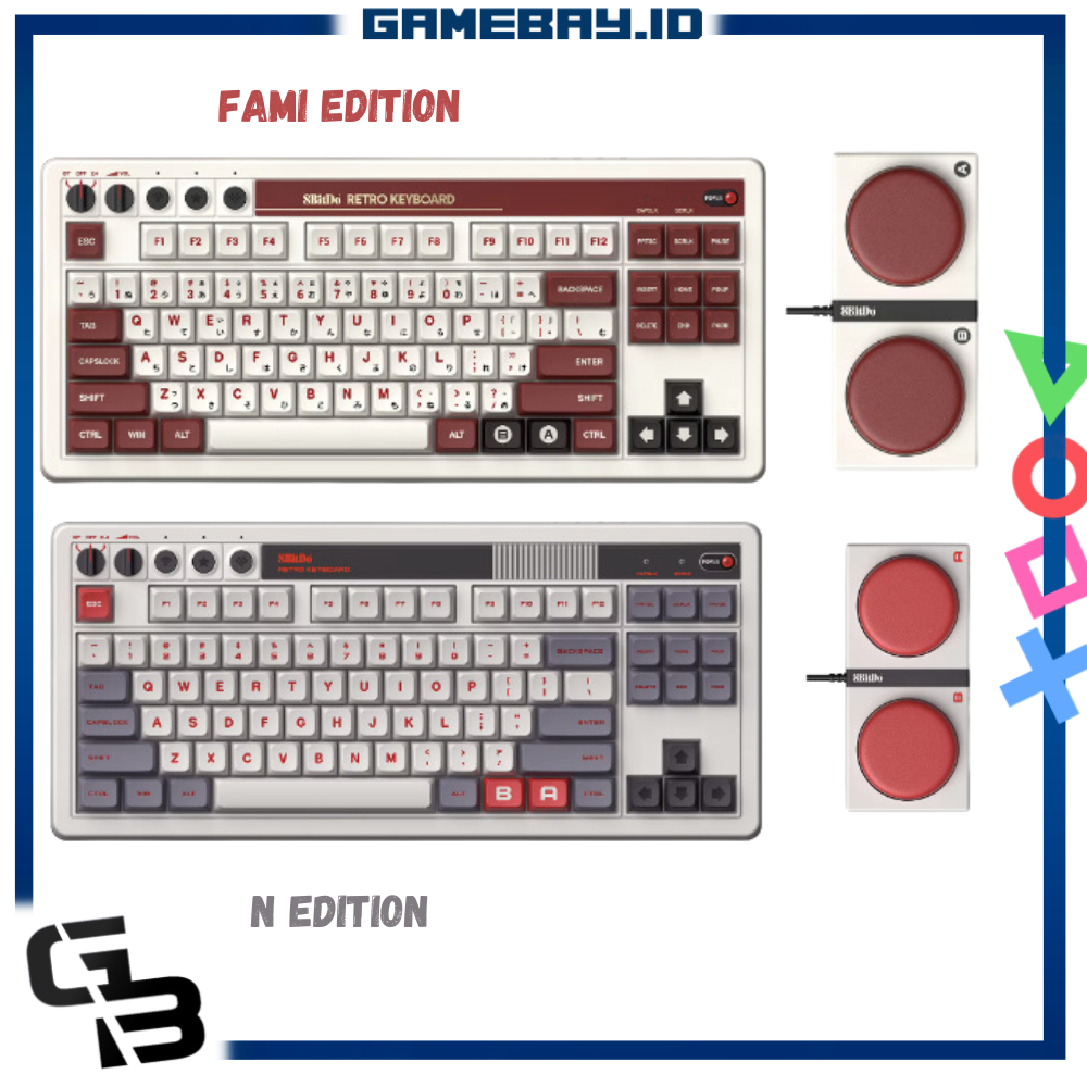 Jual 8BitDo Retro Mechanical Keyboard N and Fami Edition | Shopee Indonesia