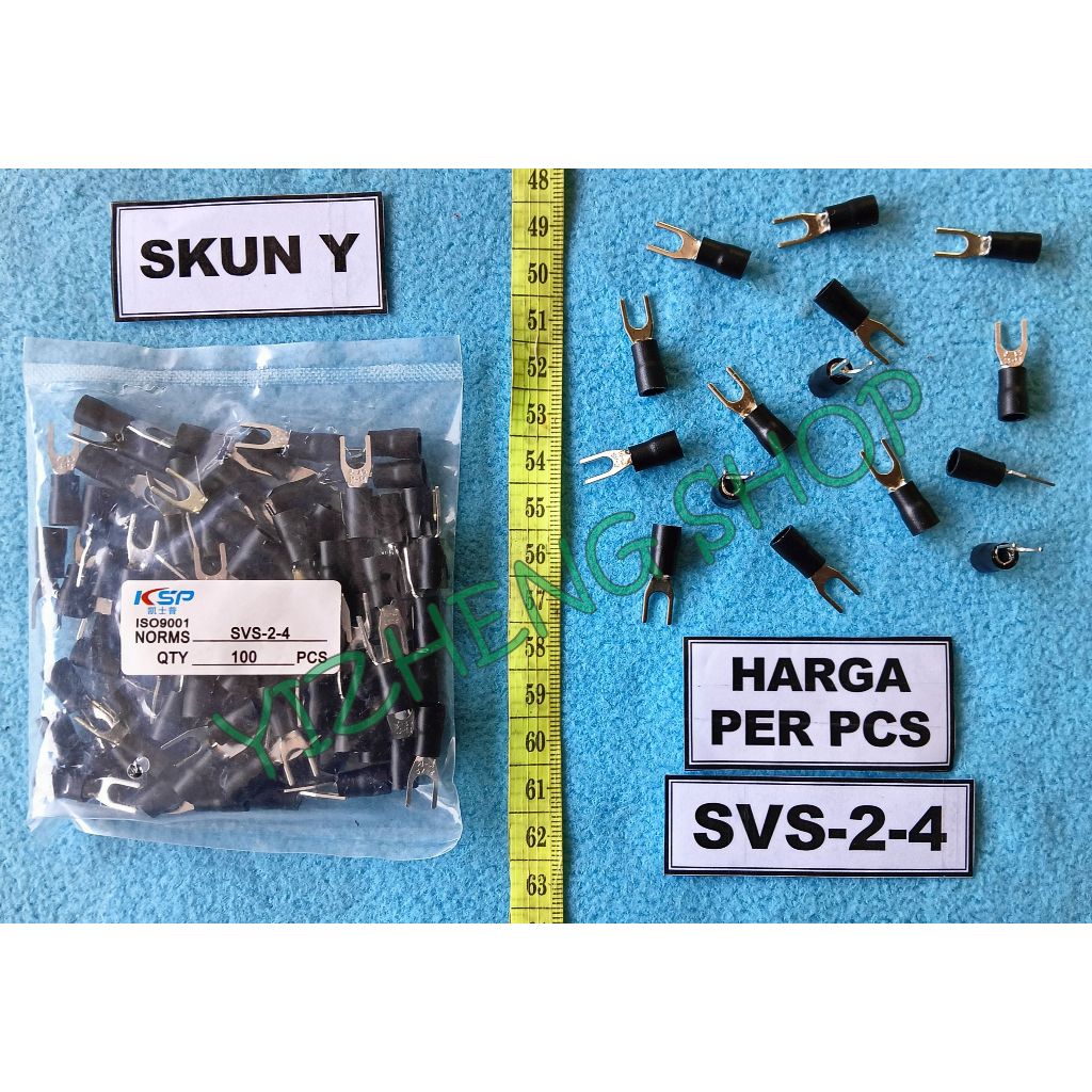 Jual Skun Y SVS -2-4 HITAM HARGA PER 5 PCS | Shopee Indonesia