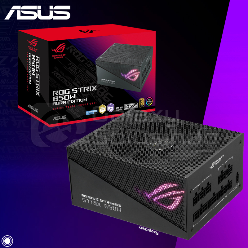 Jual Asus ROG STRIX 850G 850Watt AURA PCiE5 80 Plus Gold ARGB ATX 3.0 ...