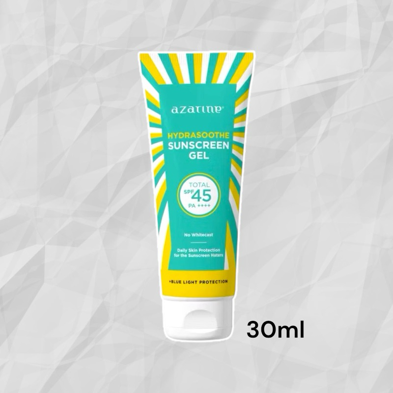 Jual Azarine Hydrasoothe Sunscreen Gel SPF45 PA++++ 30ML / Sunscreen ...