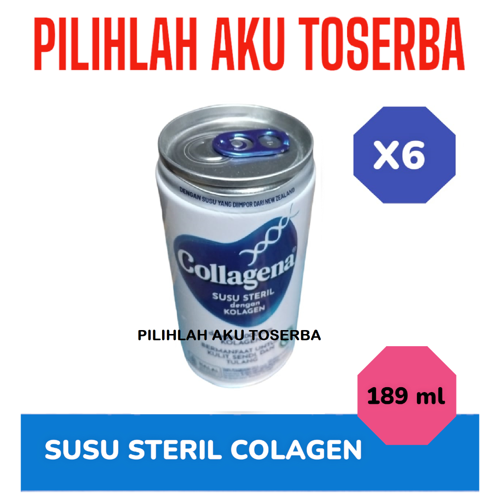 Jual COLLAGENA Susu Steril KOLAGEN - ( HARGA 6 KALENG ) | Shopee Indonesia