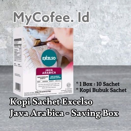 Jual Kopi Sachet Excelso Java Arabica - Saving Box Excelso | Shopee ...