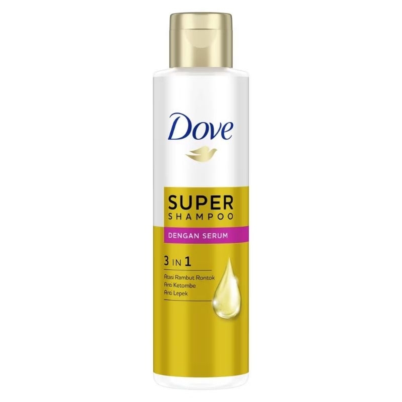 Jual Dove 3 in 1 Super Shampoo Serum 125ml | Shopee Indonesia