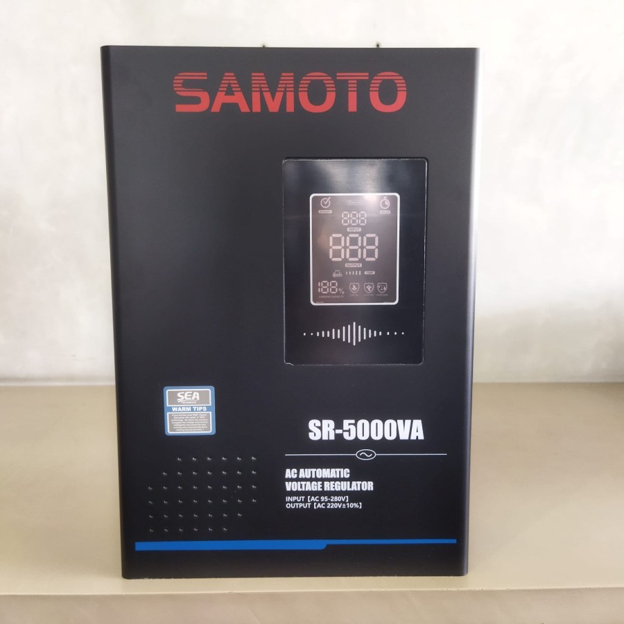 Jual Stabilizer SAMOTO AVR Stabilizer Relay Type SR5000 VA Relay ...