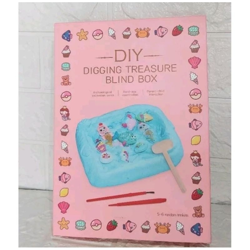 Jual mainan diy menggali harta karun atau treasure hunter digging blind ...