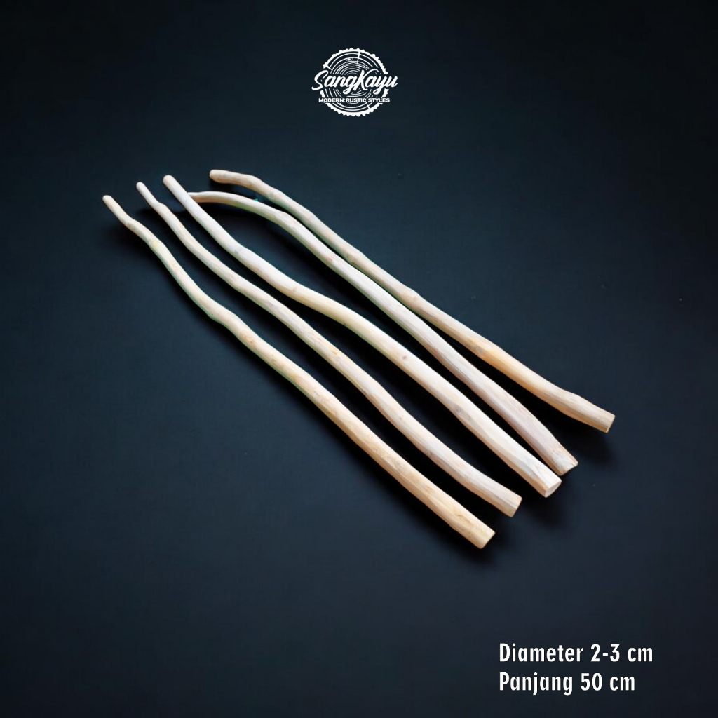 Jual SangKayu Macrame Dahan Ranting Kayu Jati 50 cm Teak Wood Branch ...