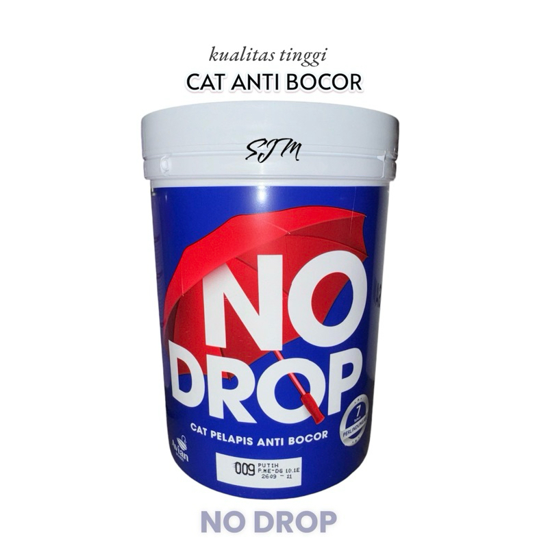 Jual NODROP Cat Pelapis Anti Bocor Waterproof (1kg) | Shopee Indonesia
