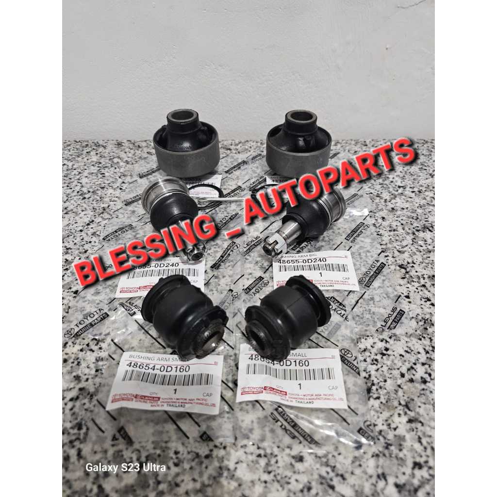 Jual BUSHING ARM BESAR KECIL + BALL JOINT TOYOTA ALL NEW VIOS YARIS GEN ...