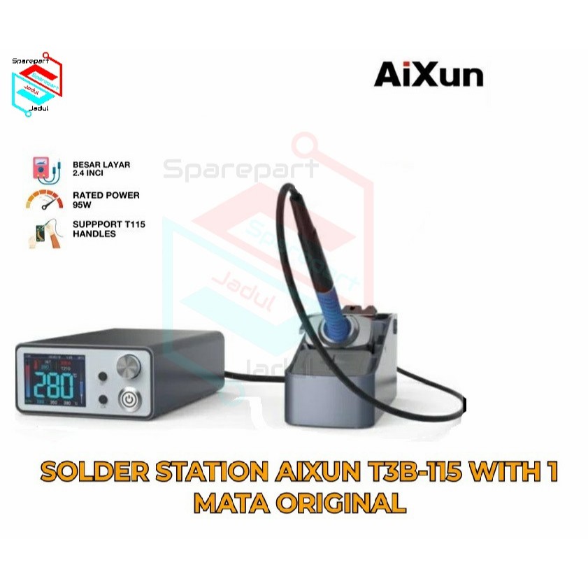 Jual Solder Station Aixun T3B-115 Free 1 Mata Soldering Station Intelligent Micro Soldering ...