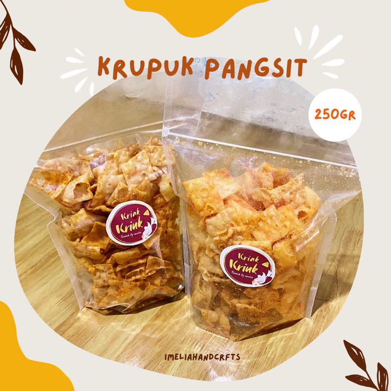 Jual Krupuk Pangsit | Krupuk Pangsit 250gr | Krupuk Cemilan | Kripik ...