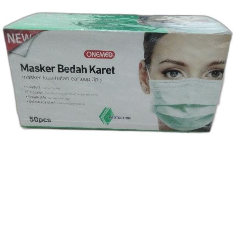 Jual MASKER 3 PLY 1 BOX ISI 50 PIECES | Shopee Indonesia