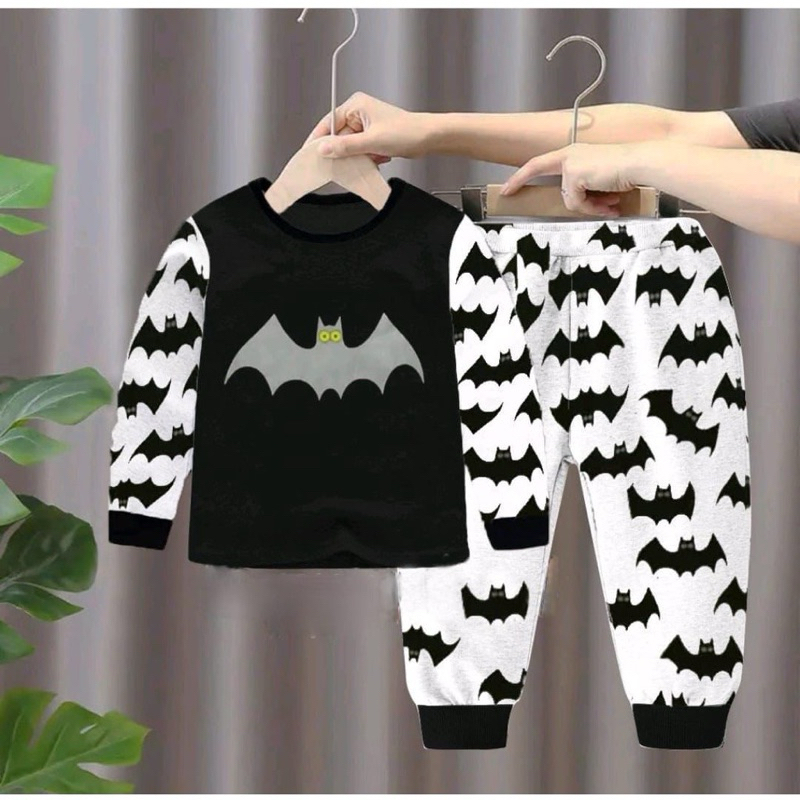 Jual SETELAN PIYAMA BATMAN TERBARU DAN TERLARIS UNTUK ANAK USIA 1-5 ...