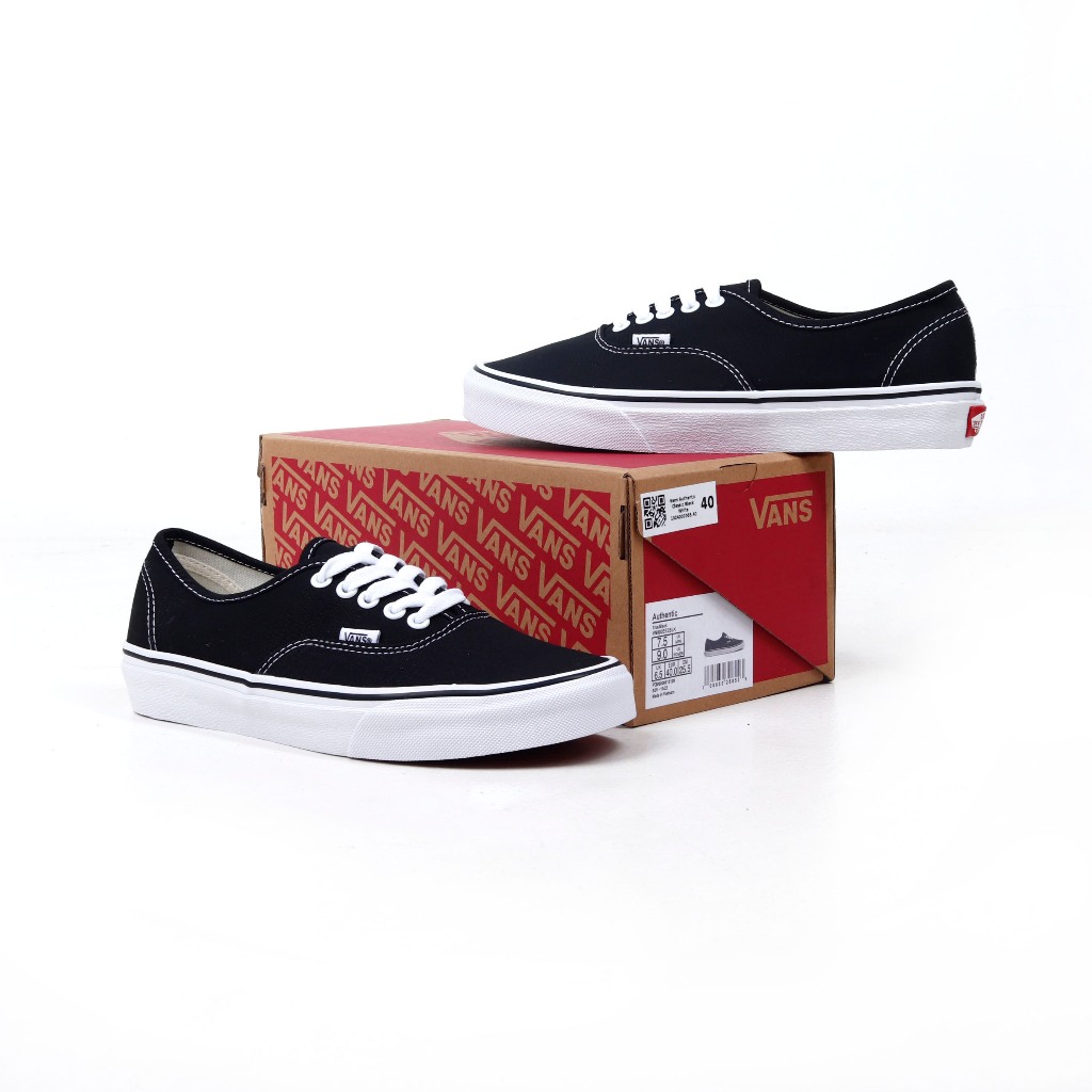 Jual (VLTAVN) Sepatu Vans Authentic Classic Black White | Shopee Indonesia