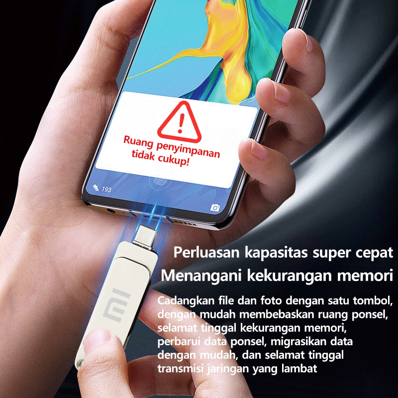 Jual U202 Flashdisk TYPE-C Kecepatan Tinggi: 128GB-1TB, Flash Drive ...