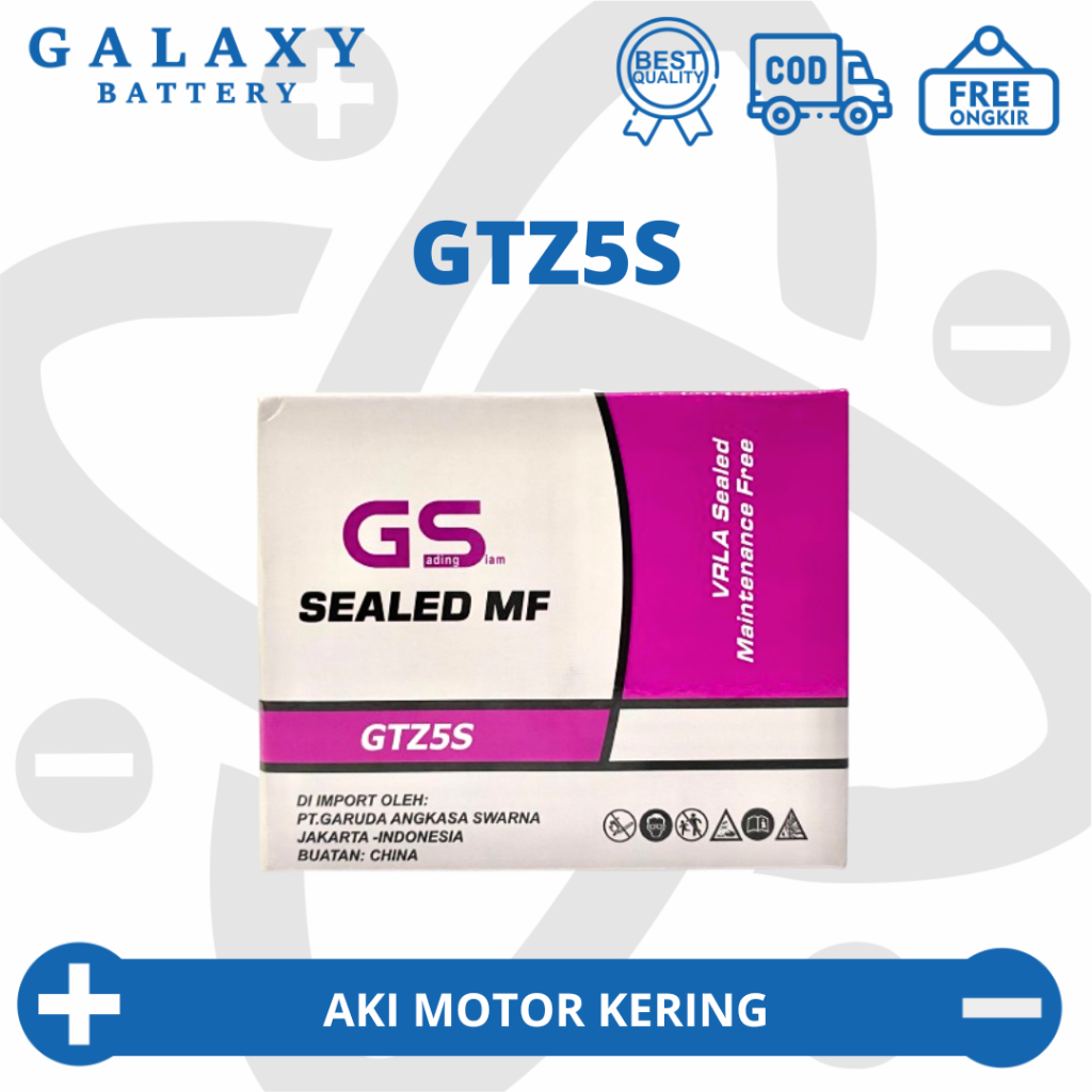 Jual Aki Motor Honda Supra X 125 , Karisma , Vario GTZ5S Aki Kering | Shopee Indonesia