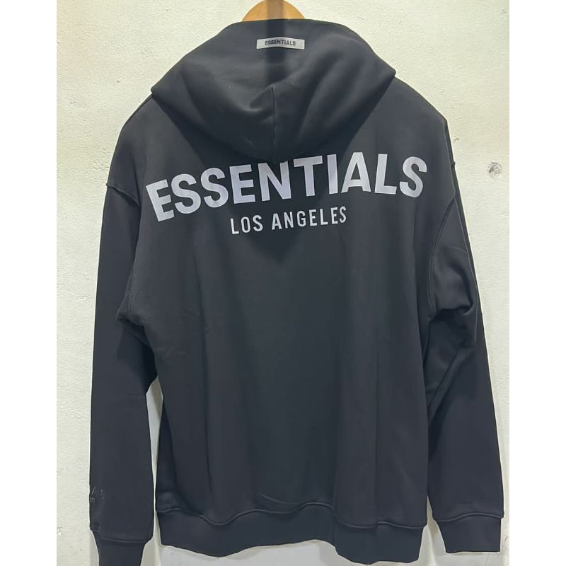 Jual HOODIE ESSENTIALS LOS ANGELES REFLECTIVE - HOODIE BLACK | Shopee ...