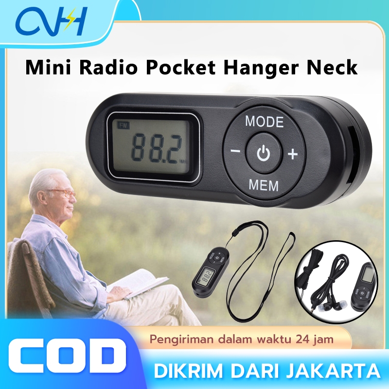 Jual Mini Pocket Digital Radio FM/AM HRD-727 Portable FM Radio Receiver ...