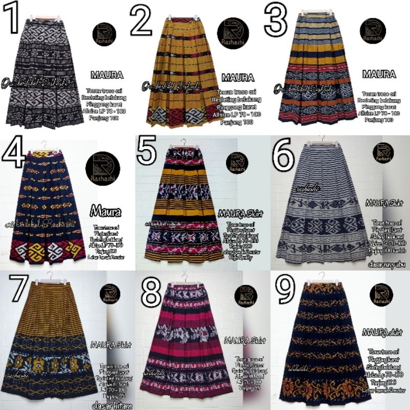 Jual ROK TENUN MELINGKAR# Rok Tenun Pinggang Karet bawahan rok wanita Ori Tenun Jepara Sumbawa ...