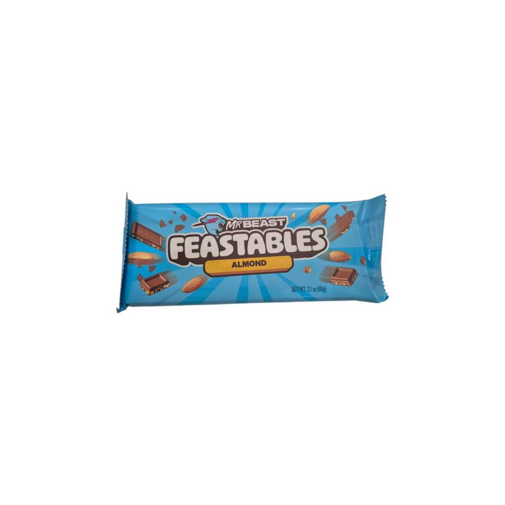 Jual Mr Beast Feastables Almond Chocolate Bar Coklat | Shopee Indonesia
