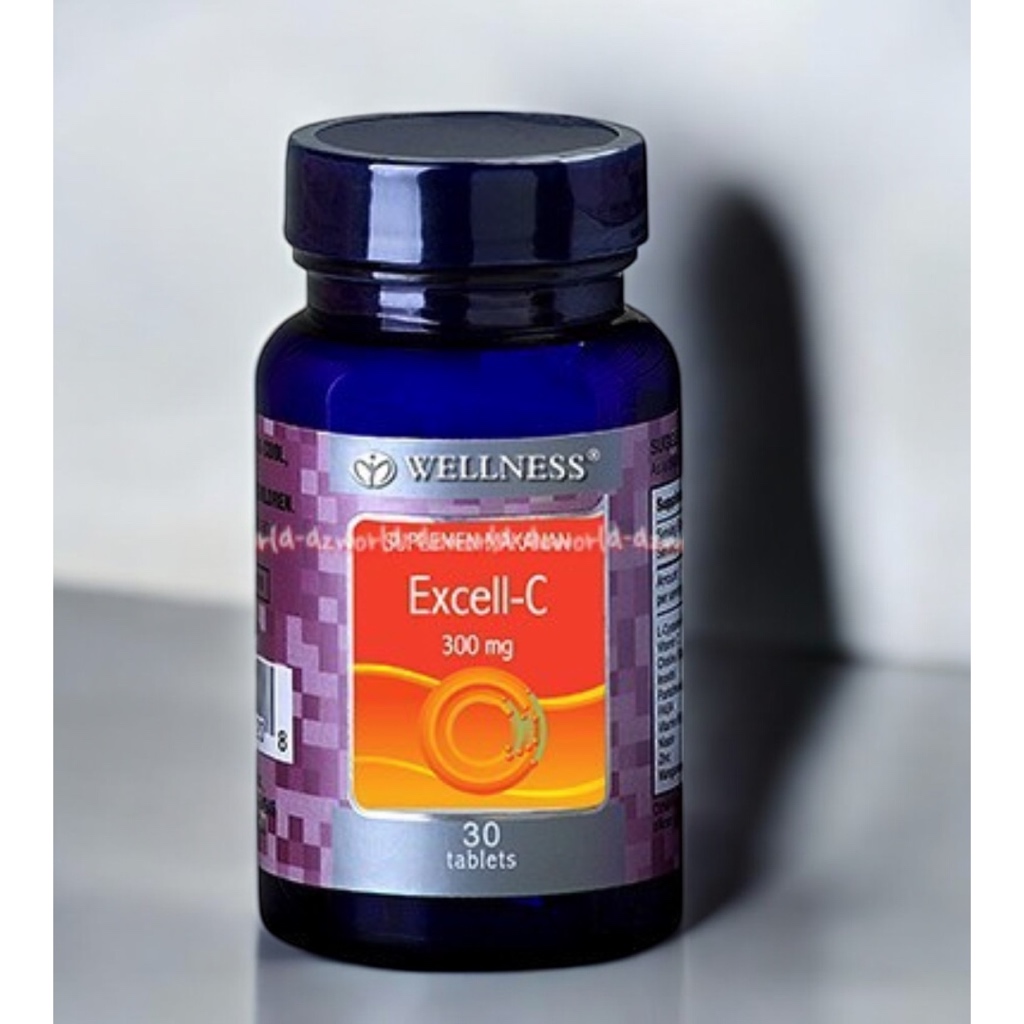 Jual Wellness Excell C 300mg 30tablet Suplemen Antikanker Vitamin C ...