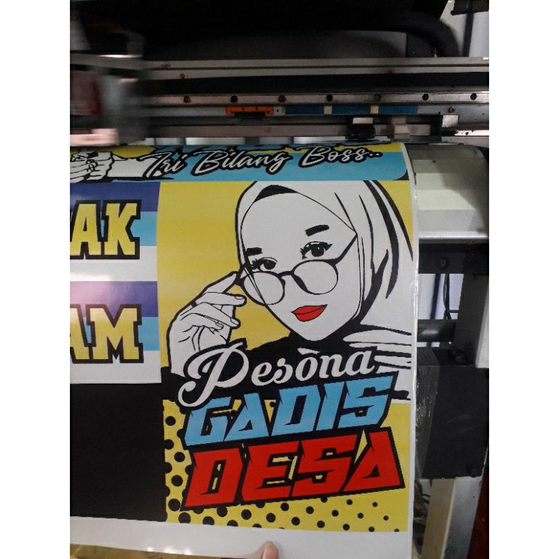 Jual stiker cewek pesona gadis desa sticker truk stiker mobil kata kata ...