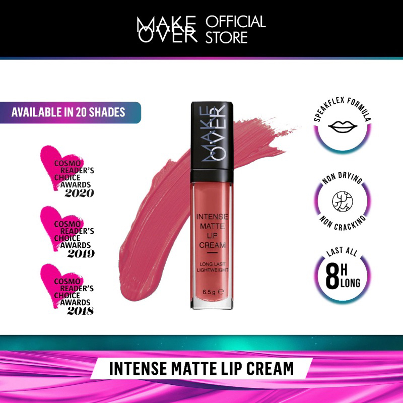 Jual MAKE OVER Intense Matte Lip Cream - Lipstick Lipcream tahan lama ...