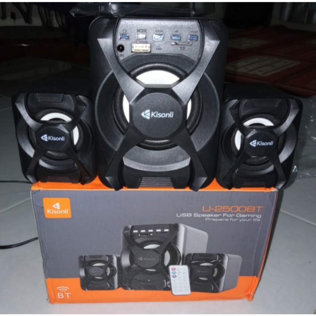 Jual Speaker Gaming Multimedia Laptop Pc 2 1 Bluetooth Kisonli U 2500bt