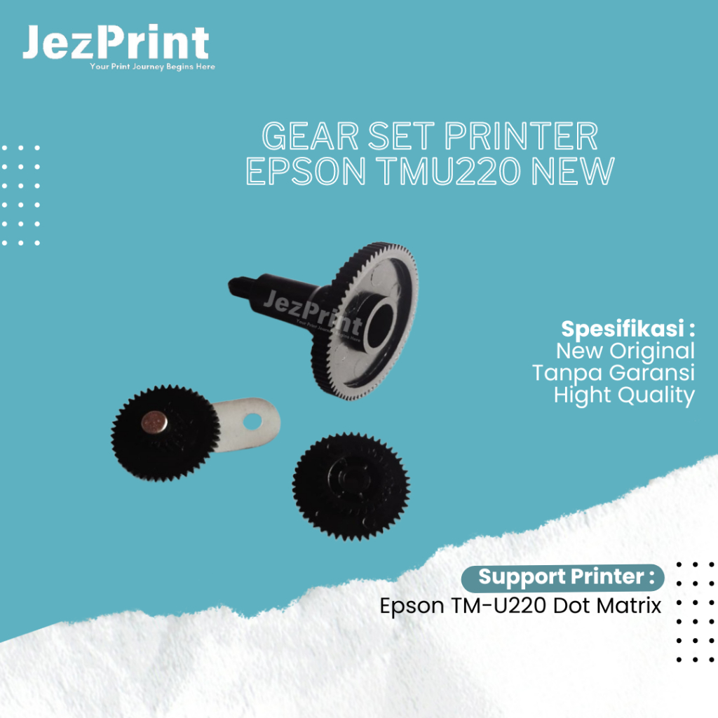 Jual Gear Set Printer Epson TMU220 TM-U220 Gerigi Payung Gear Set ...