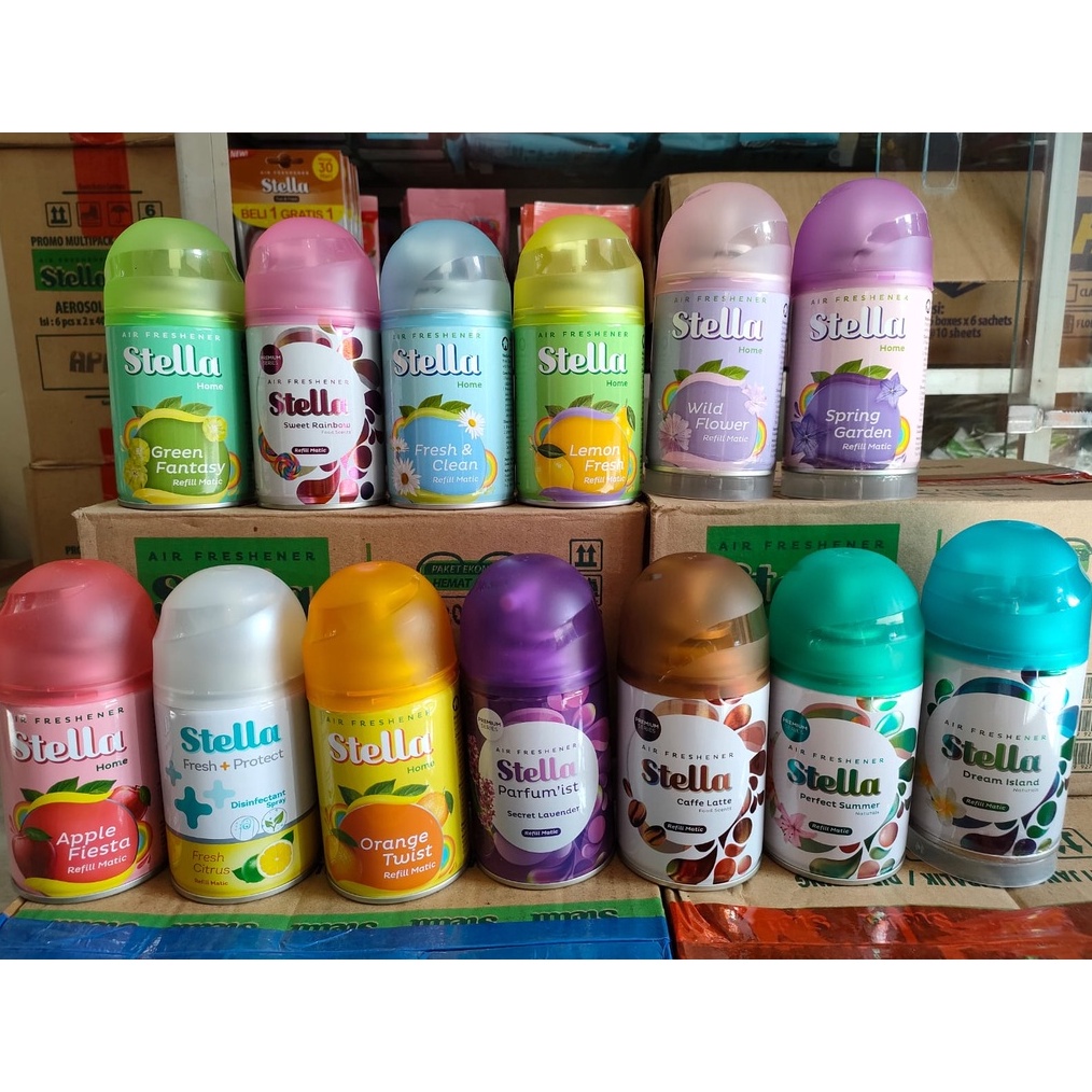 Jual Hemat 3 STELLA Matic Refill 16225ml Promo Air Freshener Pengharum ...