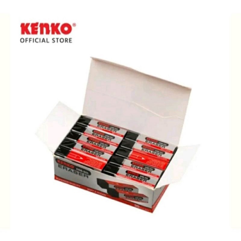 Jual Eraser / Penghapus Tanggung ER-30L Hitam KENKO | Shopee Indonesia