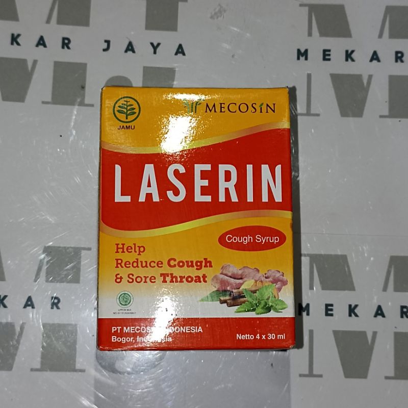 Jual Laserin Sirup Obat Batuk Herbal 30ml 1 Kotak Isi 4 Botol | Shopee ...