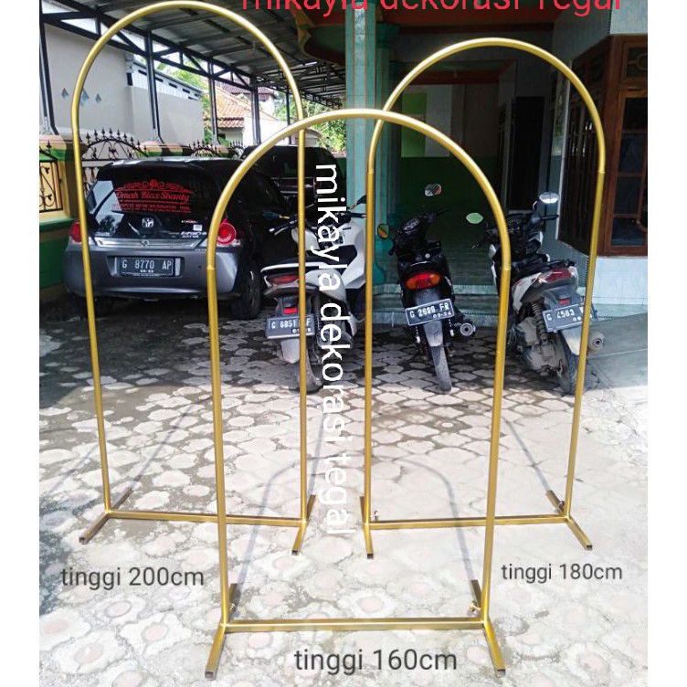 Jual Flash Product STANDING OVAL BESI DEKORASI BACKDROP | Shopee Indonesia