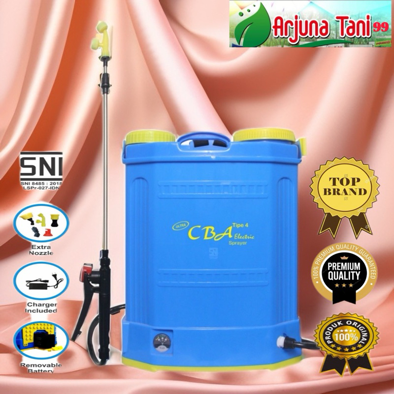 Jual SPRAYER ELEKTRIK CBA TYPE 4 PREMIUM ORIGINAL 16 Liter | Shopee ...