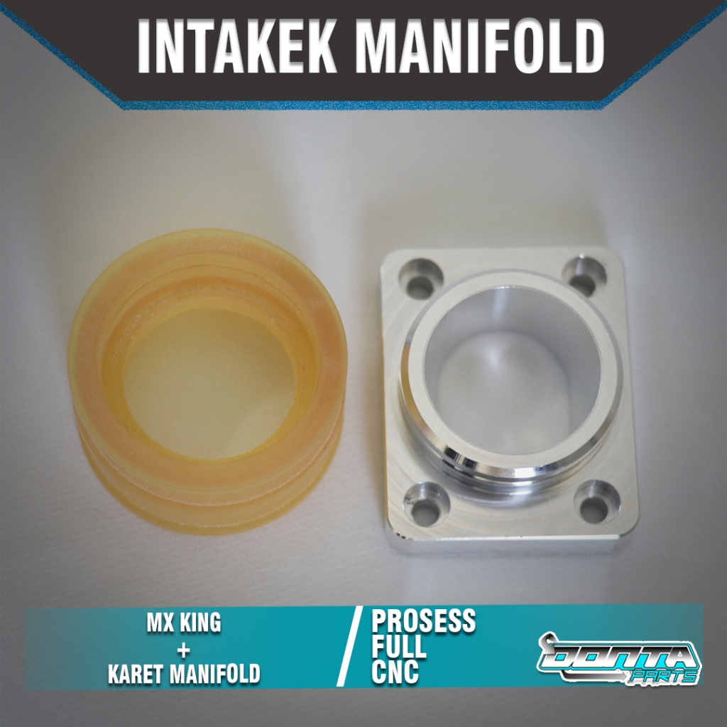 Jual Intake manifold Mx. porting Oval baut 4 sama karet | Shopee Indonesia