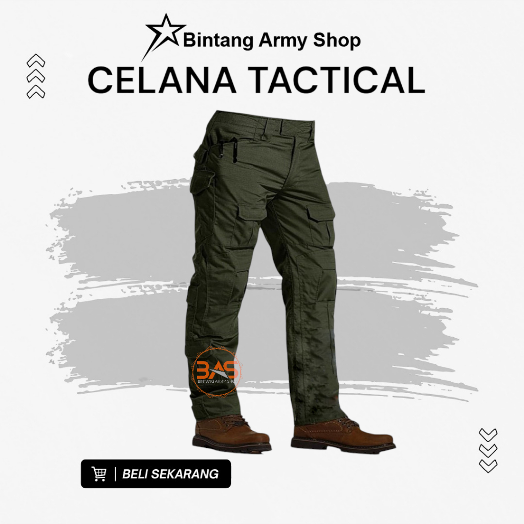 Jual Celana Tactical Army Combat Panjang Bahan Ripstop, Tahan Lama ...