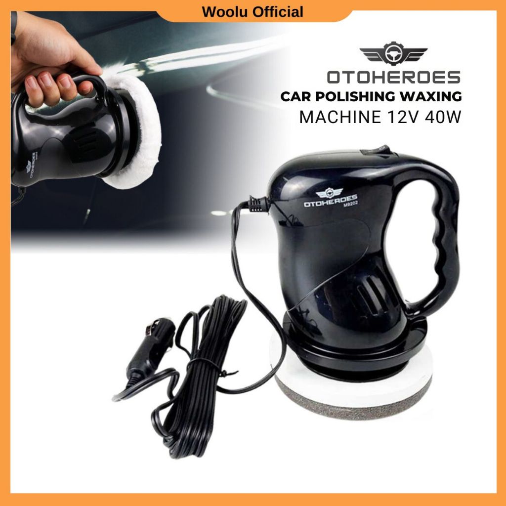 Jual Alat Mesin poles mobil Wax Polishing Car Waxing Mini 40w 12v Hitam ...