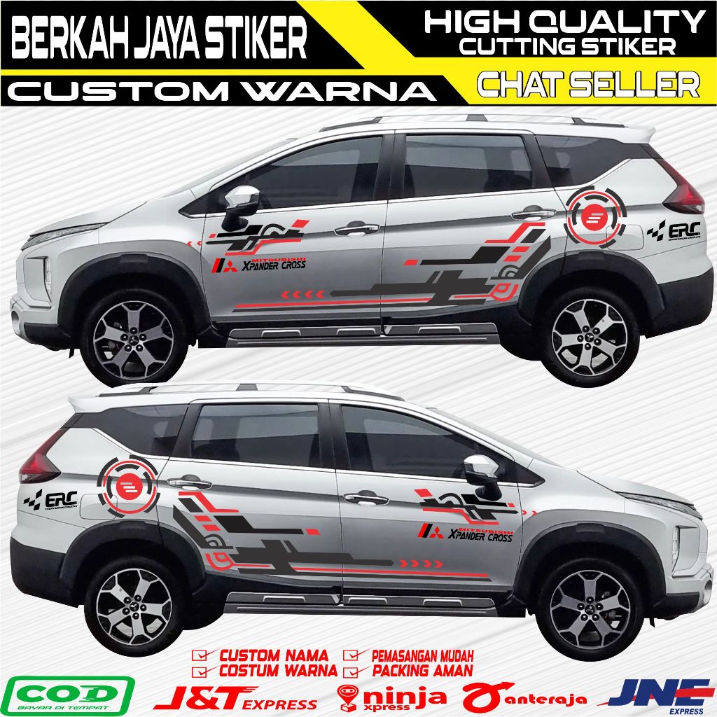 Jual Stiker Sticker Striping Mobil Mitsubishi Xpander Expander Cross ...