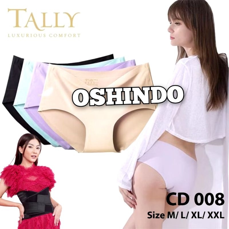 Jual Tally 008 CD Celana Dalam Wanita Seamless Tanpa Jahitan Size M L XL XXL | Shopee Indonesia